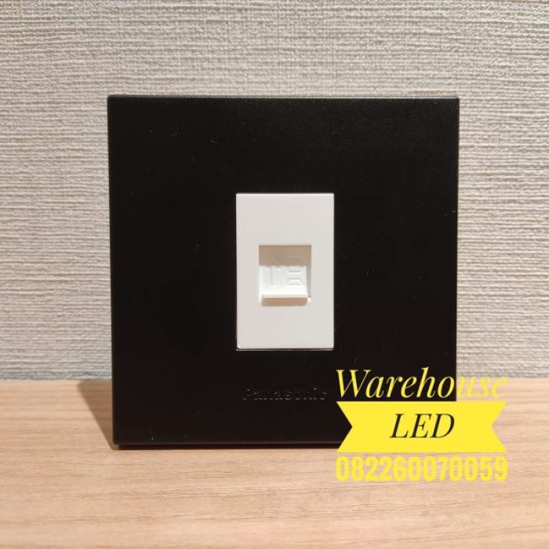 Promo MODUL DATA LAN UTP RJ45 MODULE CAT6 + FRAME PANASONIC STYLE ...