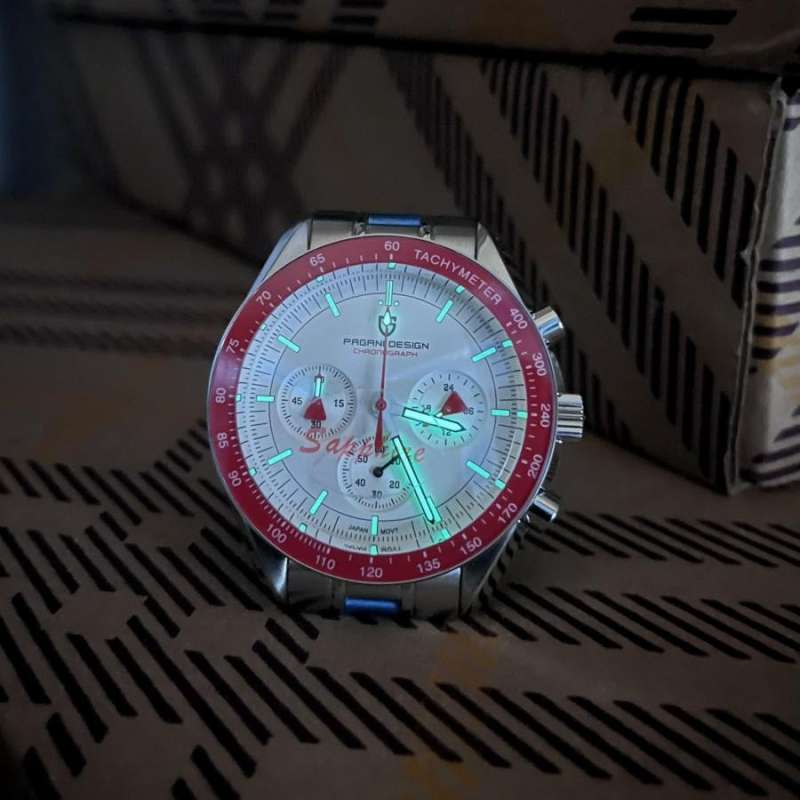 Jual Pagani Design Speedmaster Pd1701 Merah Putih V5 - Merah Putih Di ...