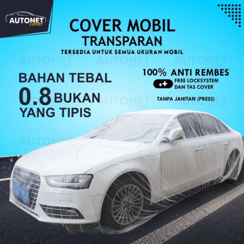Promo Gst Body Cover Mobil Transparan Plastik Bening Tebal Karimun ...