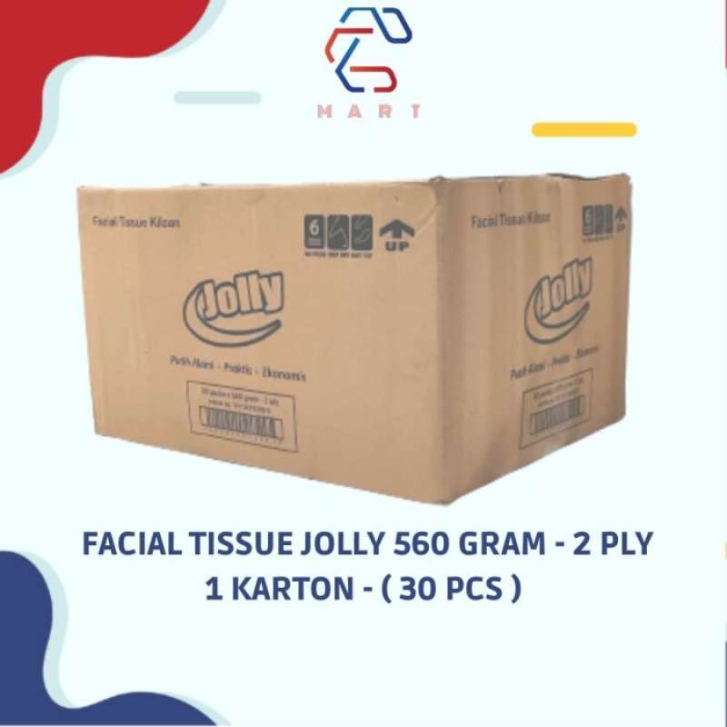 Jual Facial Tissue Jolly 560 Gram 2 Ply - 1 Karton ( 30 Pcs ) Di Seller ...