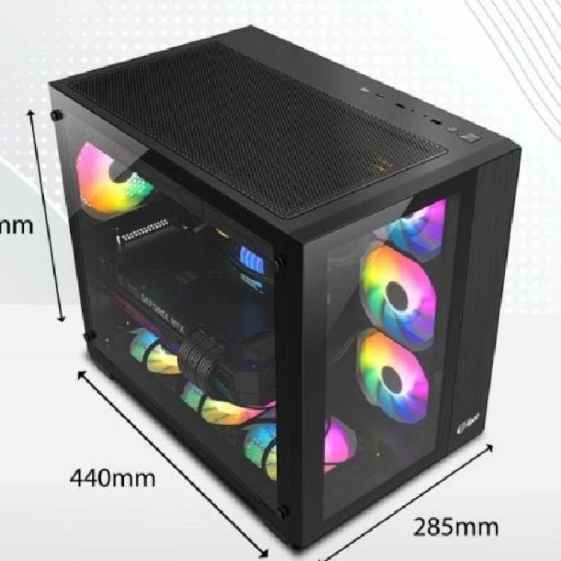 Jual Casing Gaming Enlight Z7 - Atx Gaming Case Support 360mm ...
