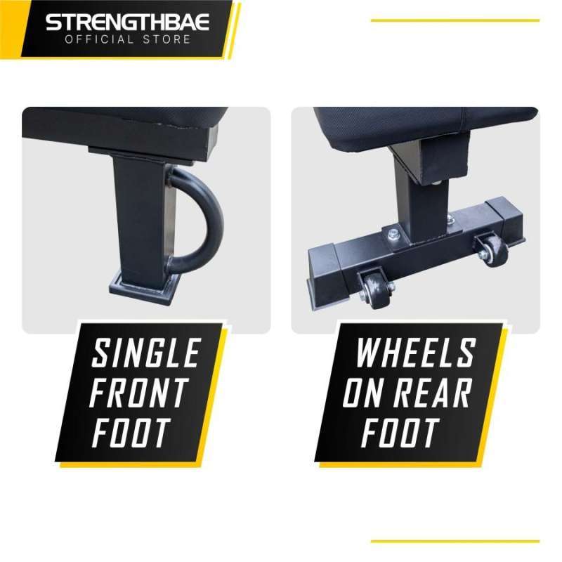 Jual Flat Bench Strengthbae Powerlifting Bench Press Kursi Gym Ipf Fat ...