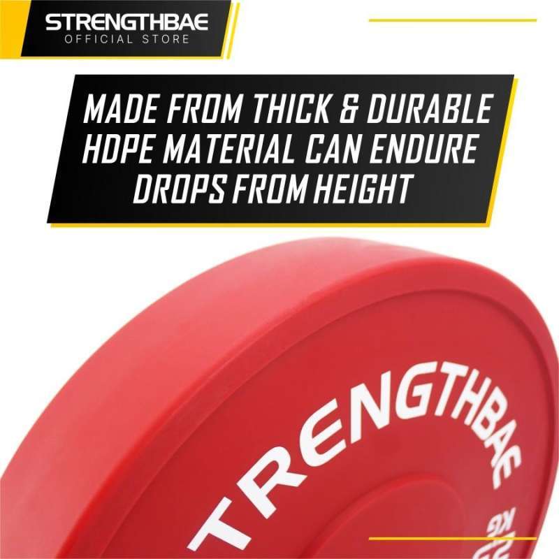 Jual Technique Bumper Plate Strengthbae Rubber Weight Plates Plat Beban ...