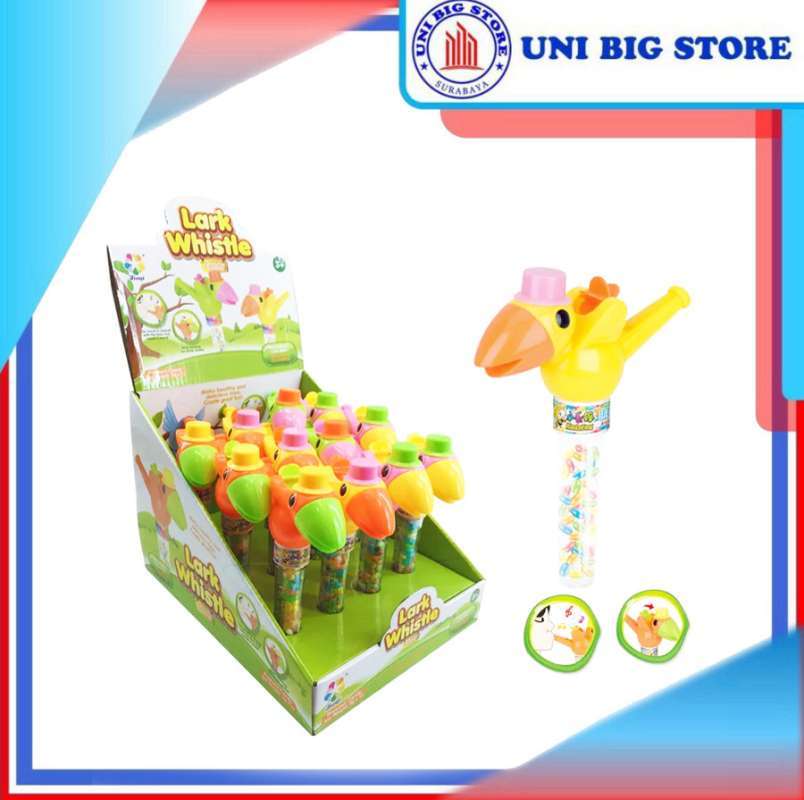 Jual Juqi Lark Whistle Candy Toys 8gr Permen Mainan Peluit Burung Di ...