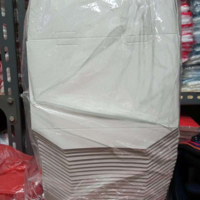 Promo Isi 50 Pcs Paper Lunch Box Ukuran M / Food Grade Kotak Makanan ...