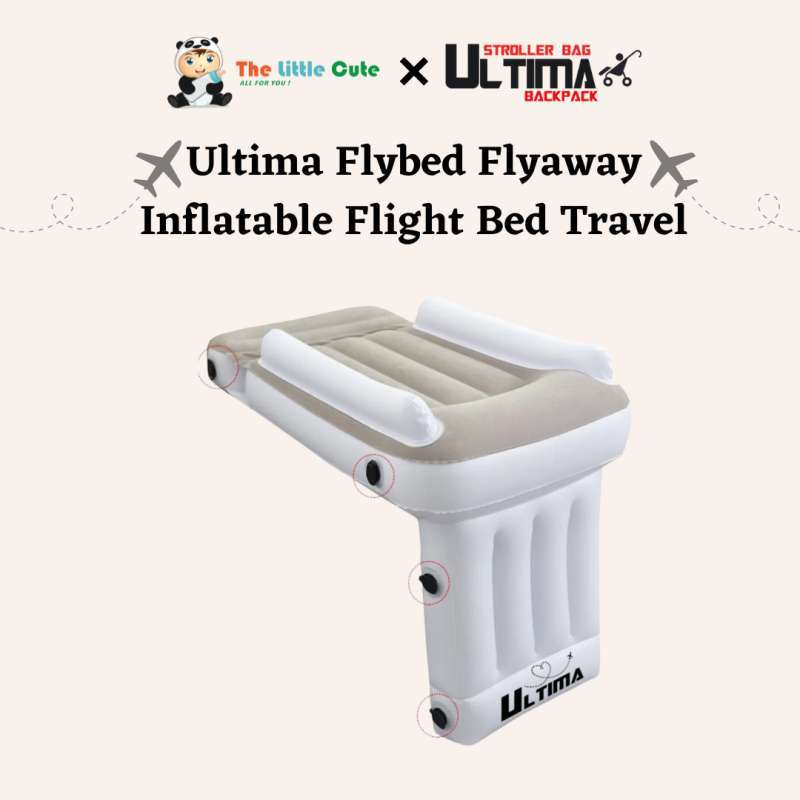 Jual Ultima Flybed Flyaway Inflatable Flight Bed Travel Kids Bed Di ...