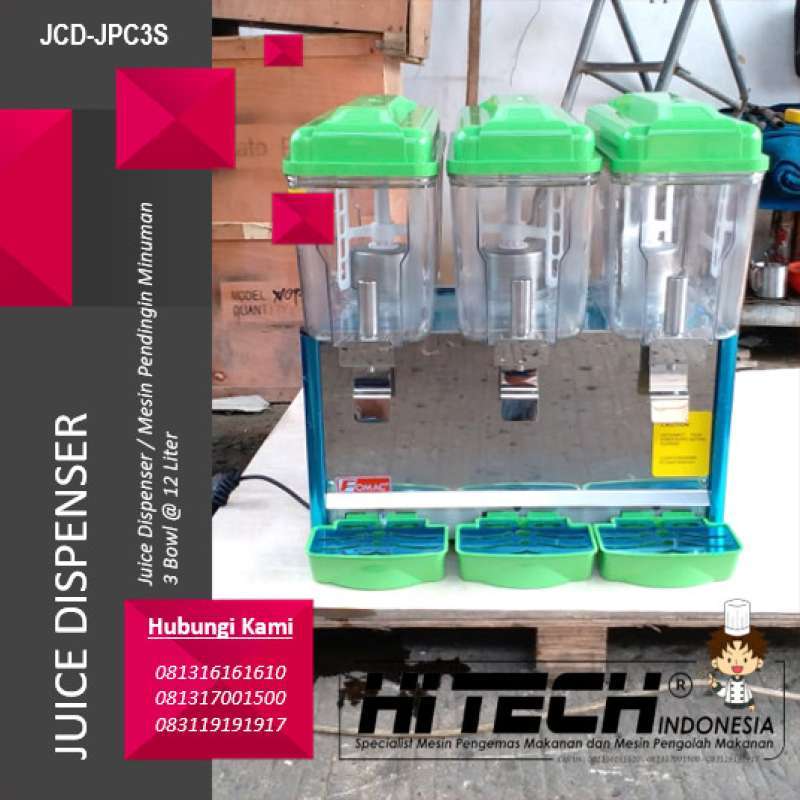Promo New Juice Jus Dispenser 3 Tabung Fomac Jcd-jpc3s Mesin Pendingin Minuman Terbaik Diskon 1% ...