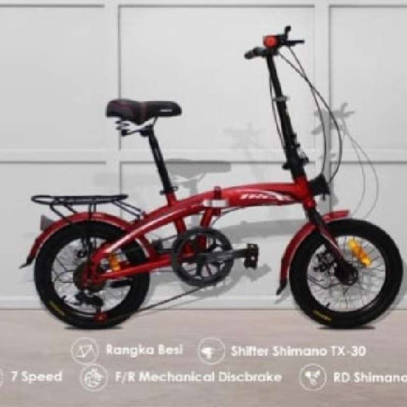 Jual Sepeda Lipat 16 Trex Xt 7 Db Boncengan Di Seller Kurnia Bike Tuban - Ronggomulyo, Kab ...