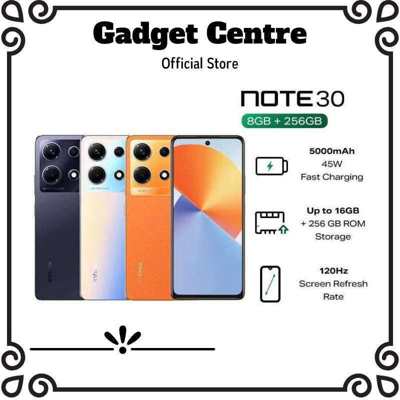 Promo Infinix Note 30 8/256gb Up To 16gb - 120 Hz Screen - Garansi ...