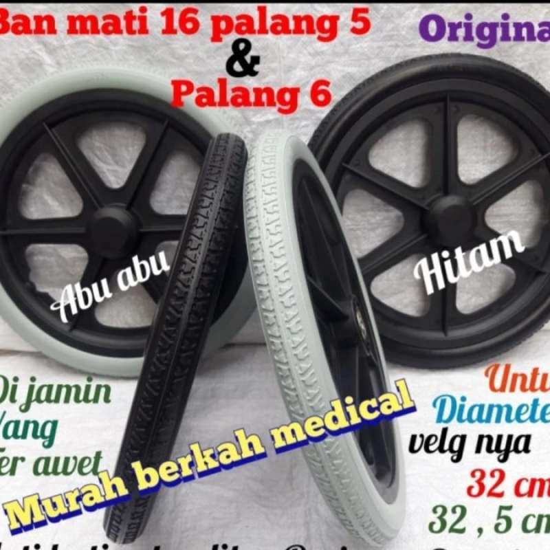 Promo Ban Kursi Roda Ukuran 16 Diskon 33% Di Seller Bumi Living Store - Meruya Selatan (udik ...