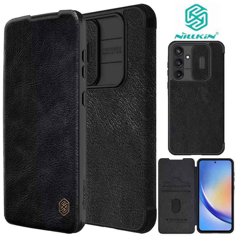 Jual Nillkin Qin Pro Flip Case Samsung Galaxy A55 5g Casing Kulit
