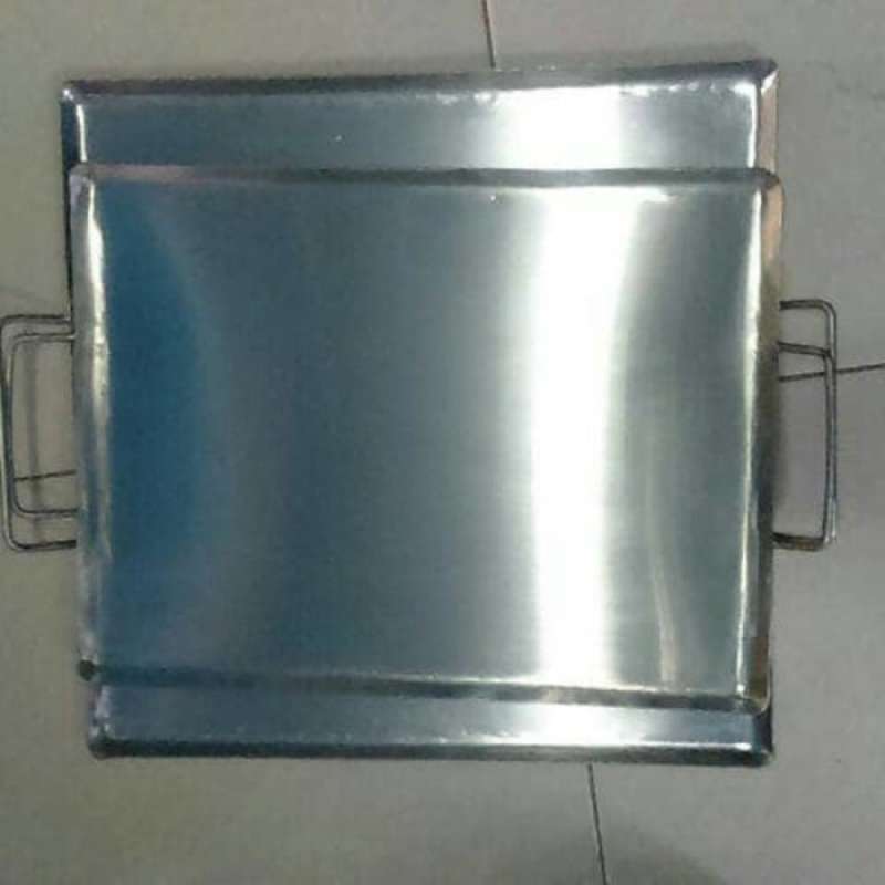 Promo Wajan Persegi Plat Besi Kuat Panggangan Roti Bakar Sosis Burger ...