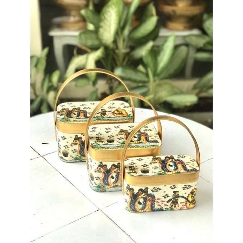 Jual Decocraft - Tas Canang Motif Wayang Naga Pemuspan Kwangen Bahan ...
