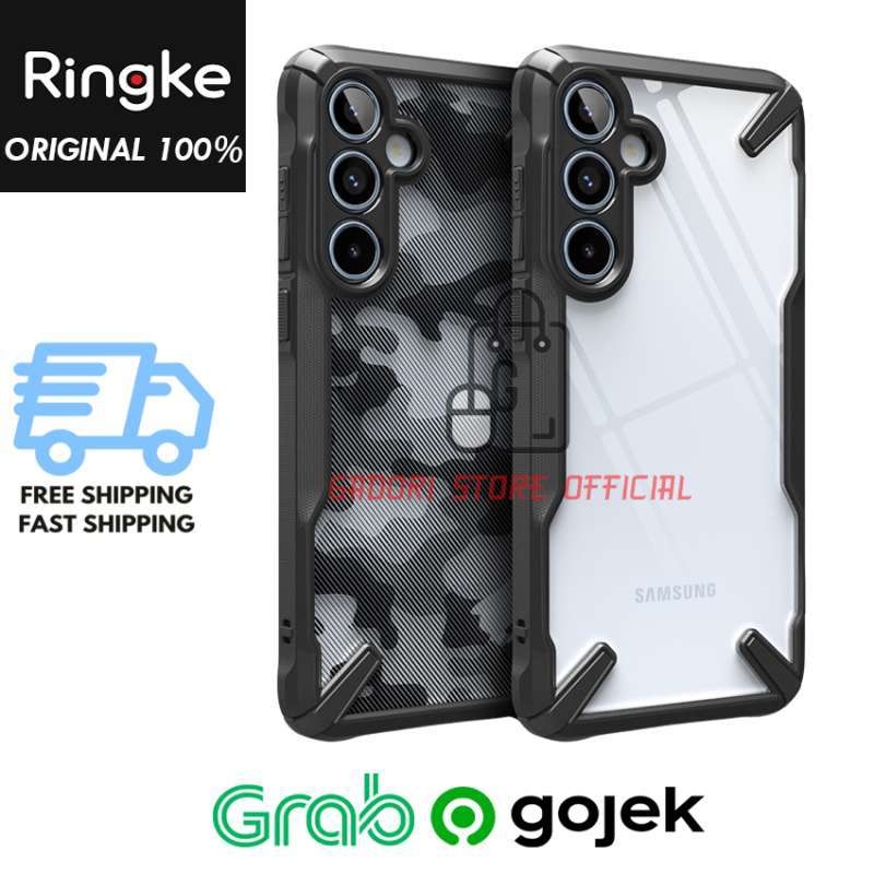 Jual Case Samsung Galaxy A55 / A35 Ringke Fusion X Hybrid Anti Crack Casing - Black Samsung ...