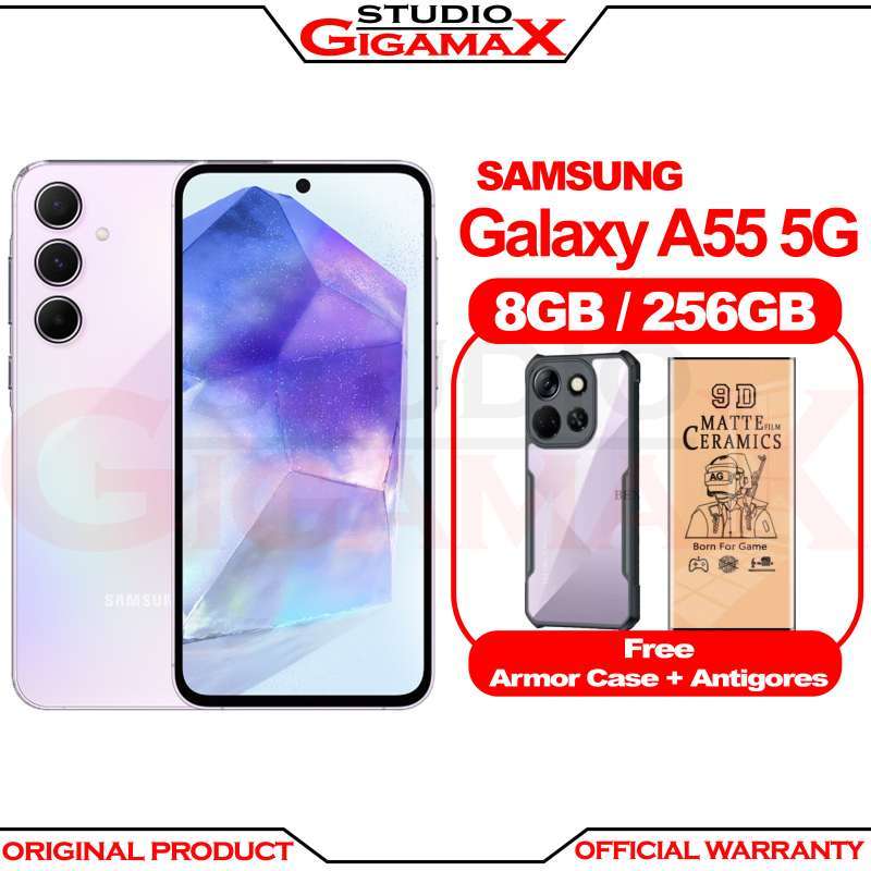 Promo Samsung Galaxy A55 5g 8/256gb Garansi Resmi - Lilac Diskon 2% Di ...
