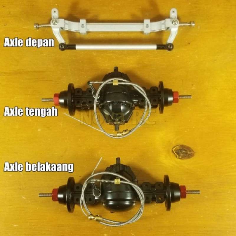 Promo Axle Gear Rc Bus Truck 1/14 With Differential Depan/tengah ...