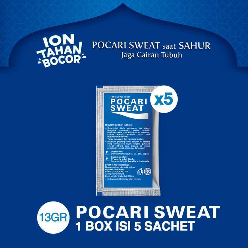 Promo Bandung - Pocari Sweat Box Minuman Serbuk Isotonik [13 G X 5 ...