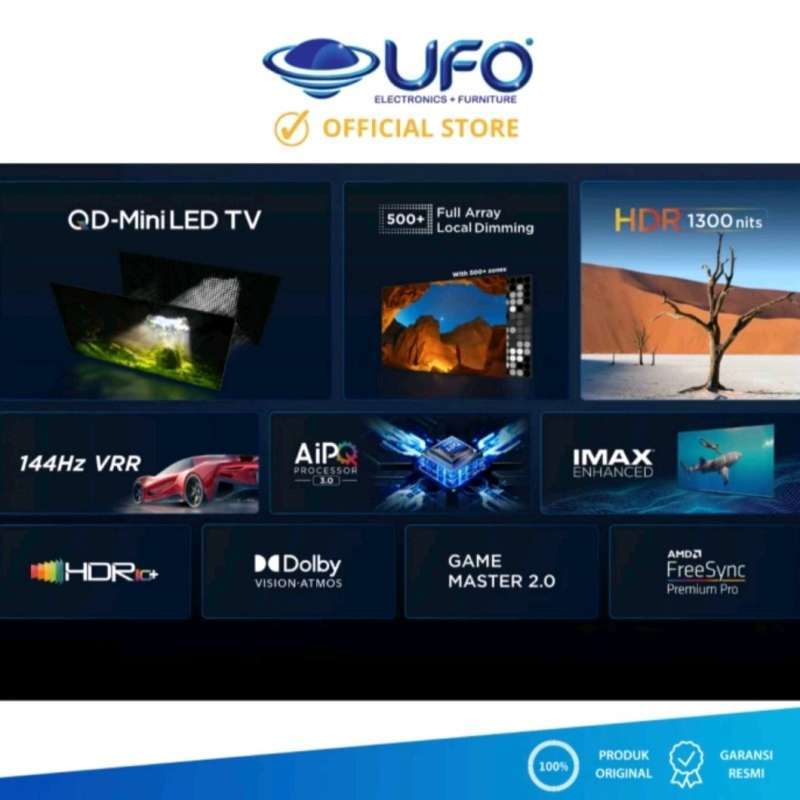 Jual Tcl 55c 755qd 65c 755qd Mini Led Tv 4k 55 & 65 Inch Di Seller Ufo ...