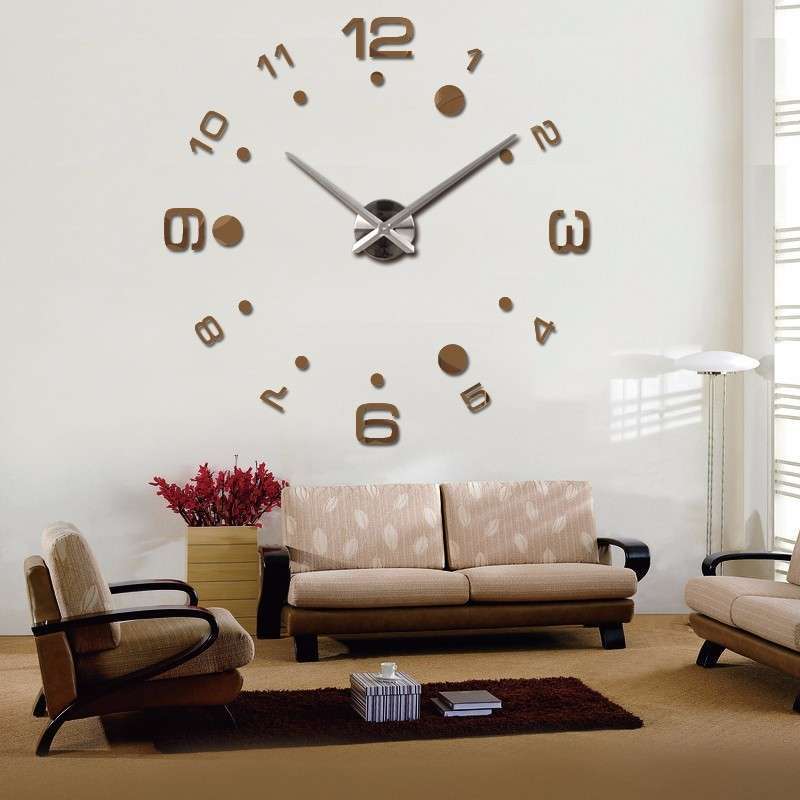 Promo Jam Dinding Besar / Giant Clock Model Arcylic 100cm Black Diskon ...