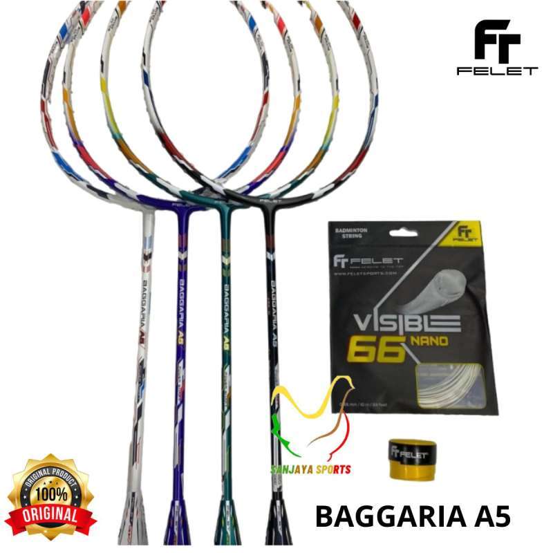 Jual Raket Felet Badminton Bulutangkis Felet Baggaria A5 Original Di ...
