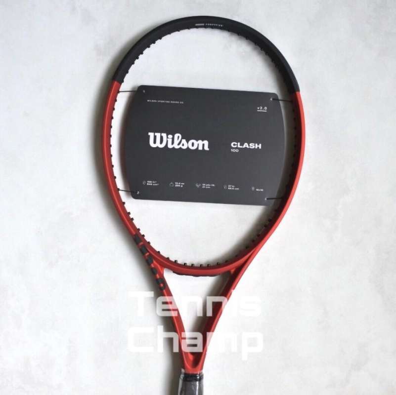 Jual Raket Tenis Wilson Clash V2 100/ Tennis Racket Clash Original ...