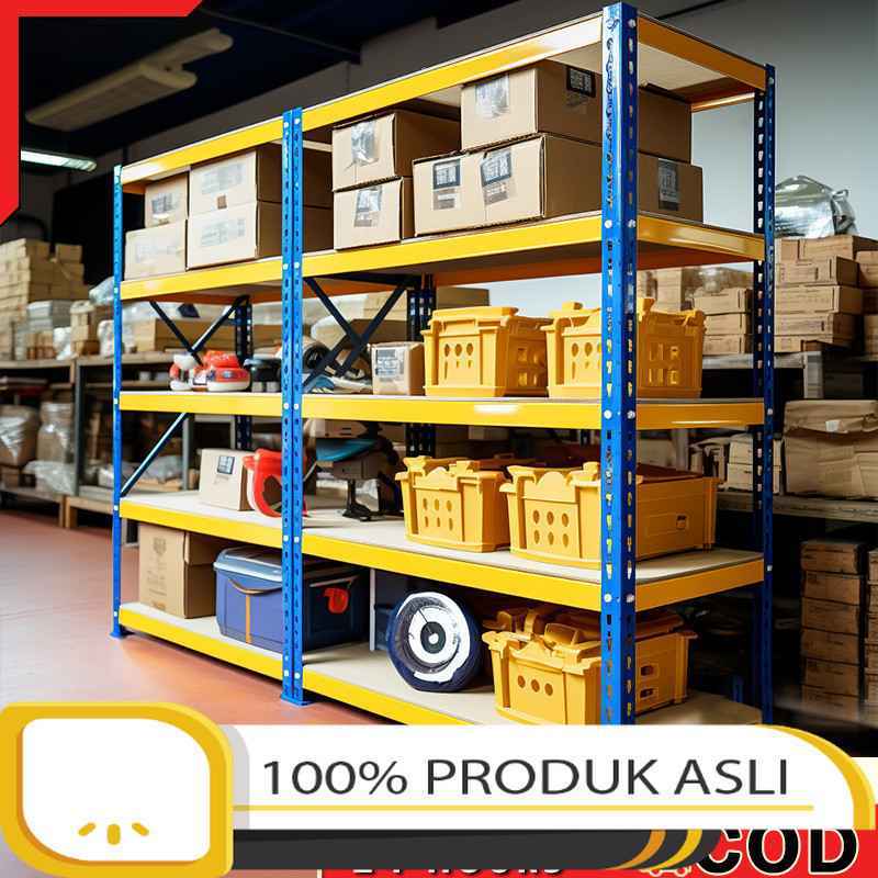 Promo Bantalan Beban 800kg Rak Besi Siku 5 Sus - 4l 180*40*150cm Diskon ...
