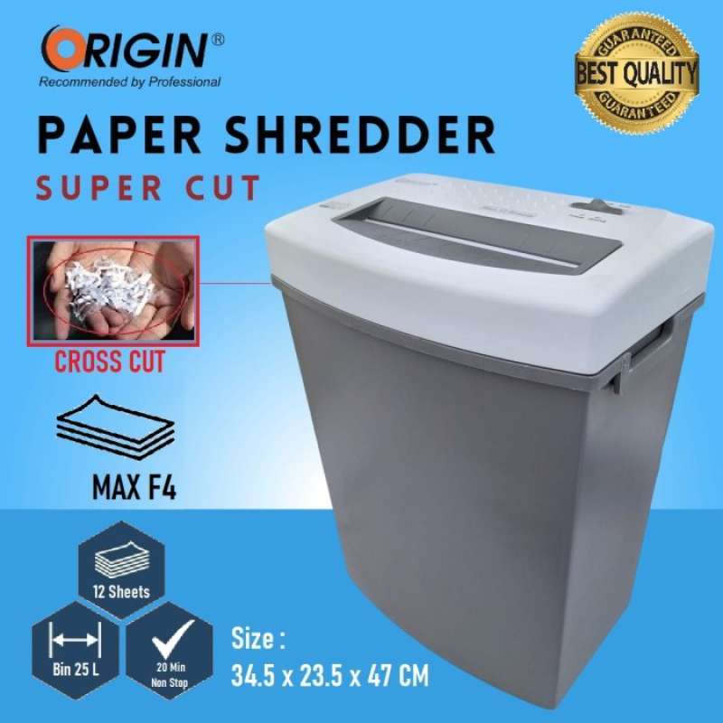 Promo Mesin Penghancur Kertas / Paper Shredder Origin Super Cut Diskon ...
