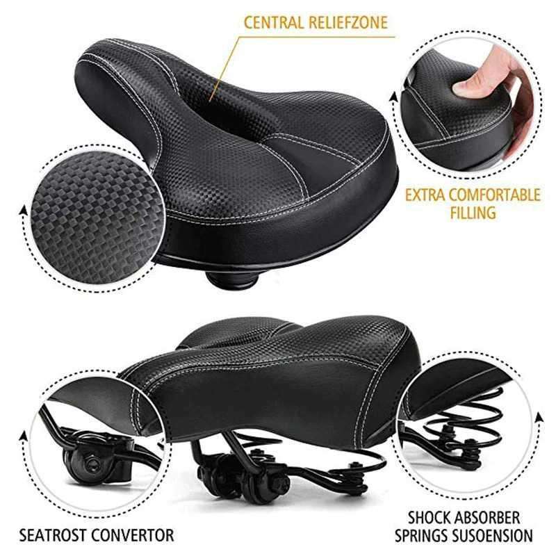 Jual Upperx Jok Sadel Sepeda Bike Saddle Wide Seat Soft Pad Cushion ...