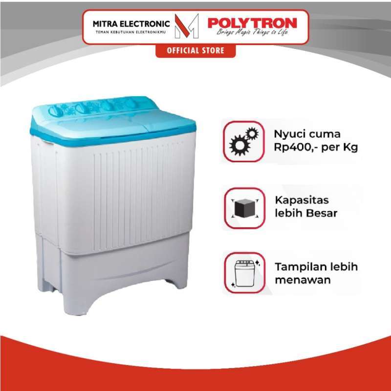 Jual Polytron Mesin Cuci 2 Tabung 7 Kg Pwm 7072b Primadona Giant Series ...