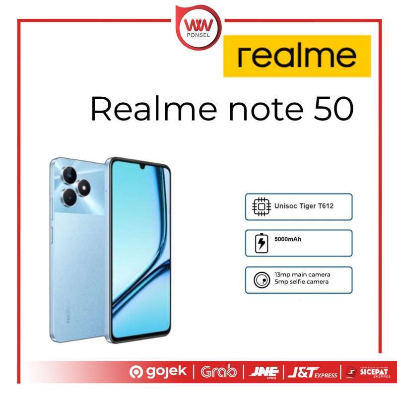 Jual Hp Realme Note 50 Ram 4gb Internal 128gb Garansi Resmi Di Seller Wwponsel_hangtuah Official ...