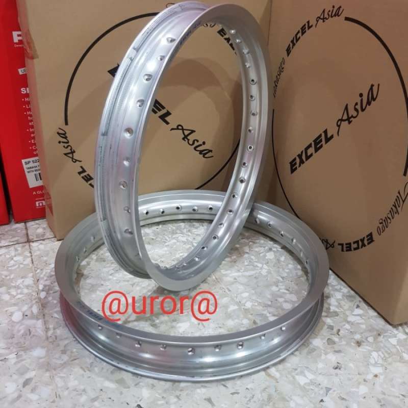 Promo Velg Takasago Excel Set 17 X 185 / 215 Warna Sier Diskon 23% Di ...