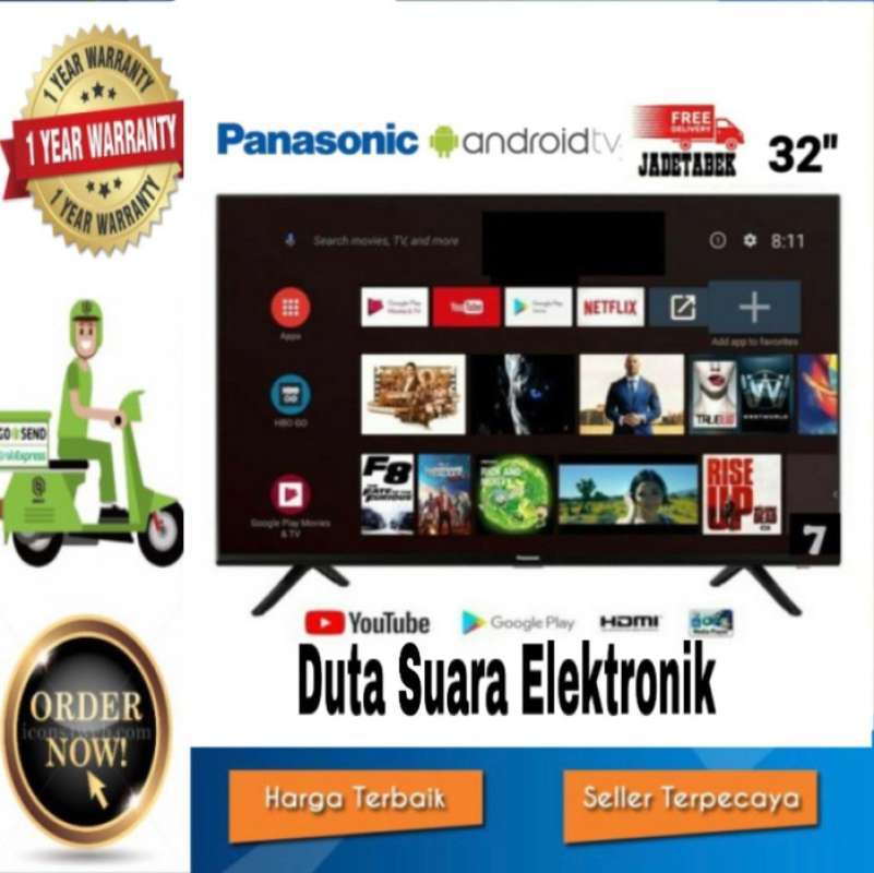 Promo 32hs500 Led Tv 32 Inch Full Hd Smart Android Resmi - Tv ...