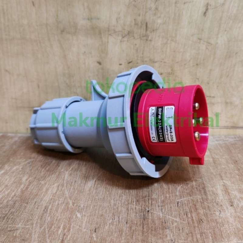 Promo Industrial Plug & Socket For Container 3p+e 4pin 32a Ip67 ...