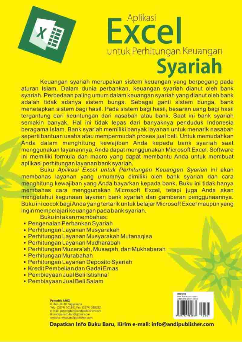 Jual Buku Aplikasi Excel Untuk Perhitungan Syariah Di Seller Buku Id ... Jual Buku Aplikasi Excel Untuk Perhitungan Syariah Di Seller Buku Id ...