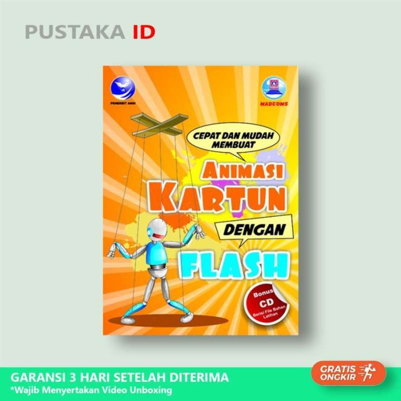 Jual Buku Cepat Dan Mudah Membuat Animasi Kartun Dengan Flash + Cd Di ...