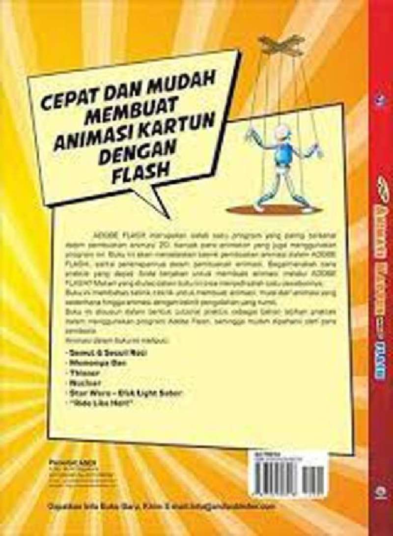 Jual Buku Cepat Dan Mudah Membuat Animasi Kartun Dengan Flash + Cd Di ...