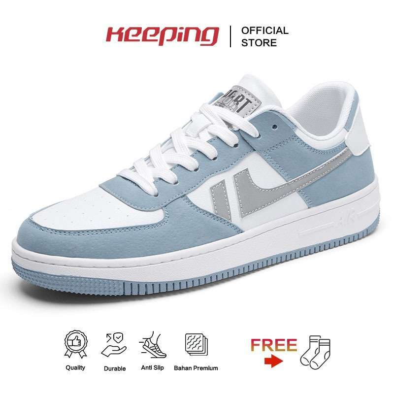 Promo Sepatu Pria Keren Terbaru Sepatu Kets Sporty Sneakers Putih ...