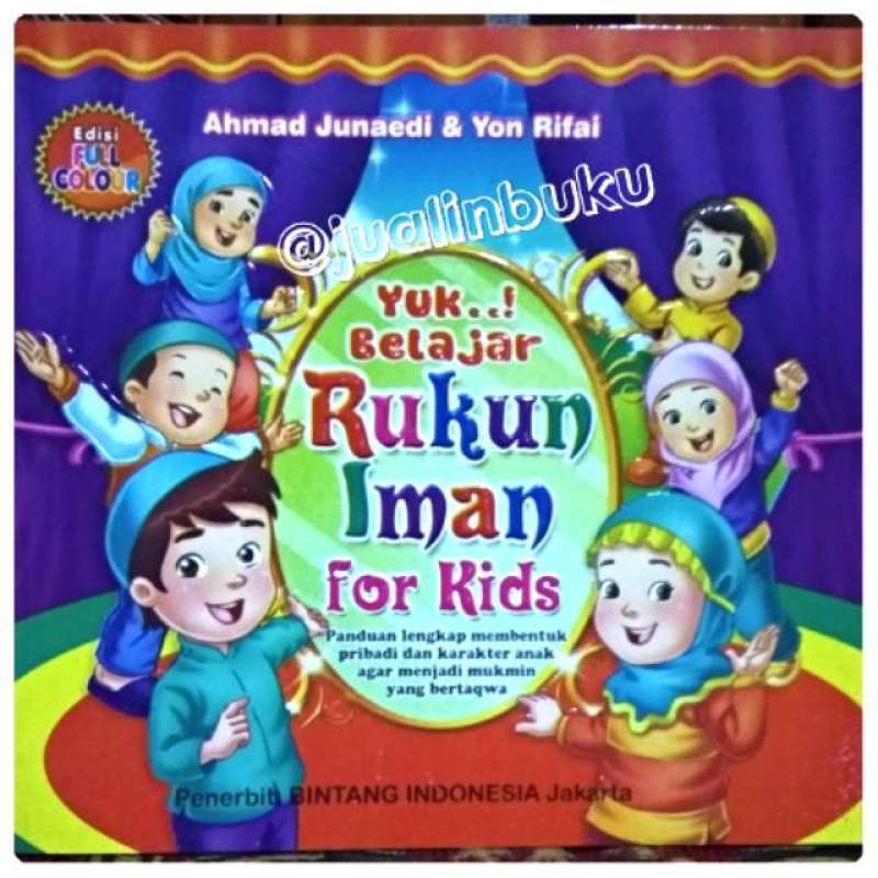 Promo Buku Anak - Belajar Rukun Iman For Kids Full Color Diskon 10% Di ...