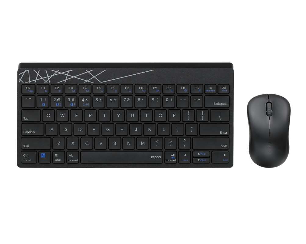 Promo Rapoo 8000m / K800m Multi-mode Wireless Keyboard Without Mouse ...