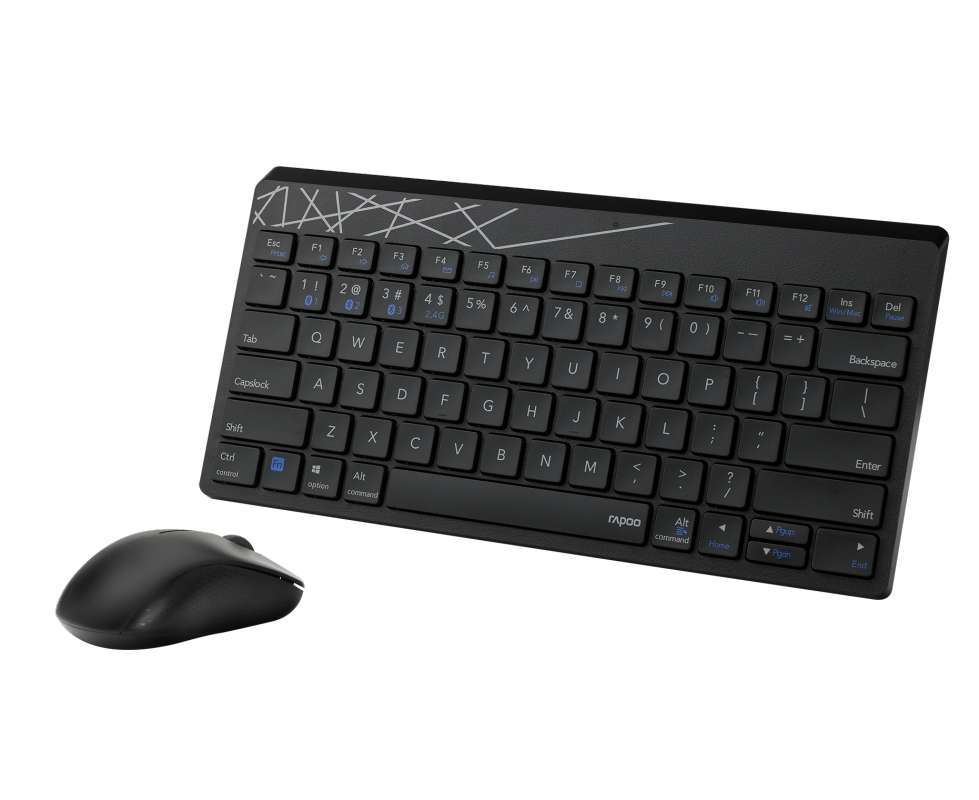 Promo Rapoo 8000m / K800m Multi-mode Wireless Keyboard Without Mouse ...