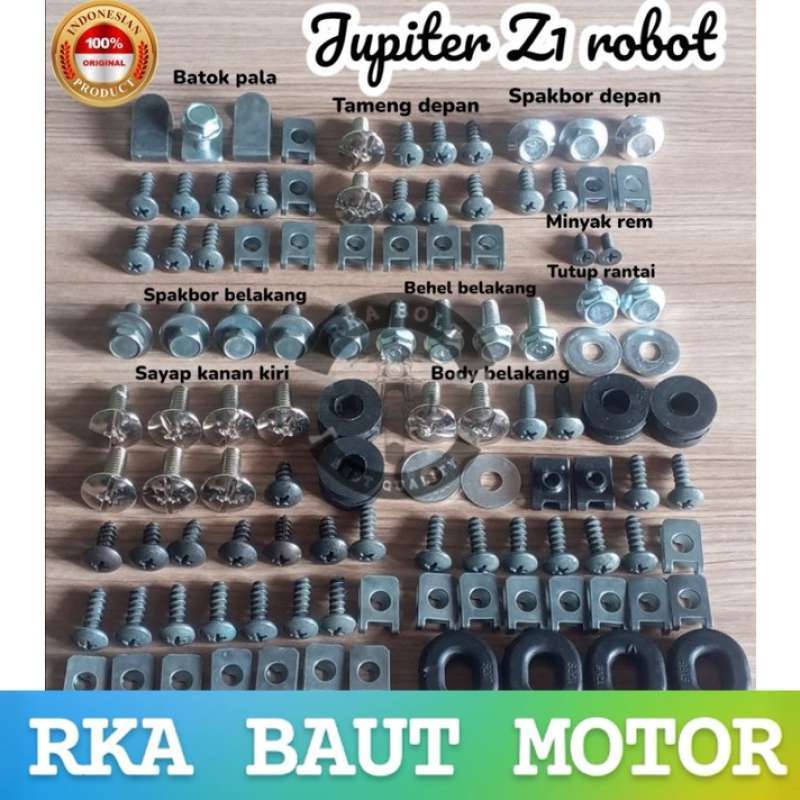 Jual Baut Baud Body Yamaha Jupiter Z1 Jupiter Robot Di Seller Baut Pass ...