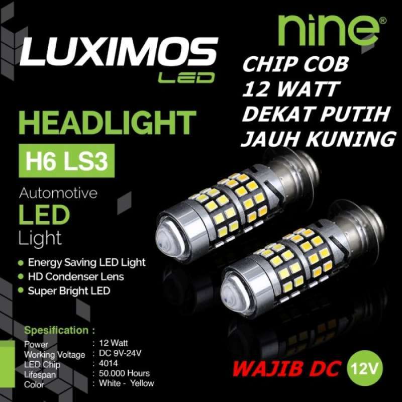 Promo Lampu Led Motor Laser M5 H6 Matic Bebek 9nine Luximos Ls3 2 Warna ...