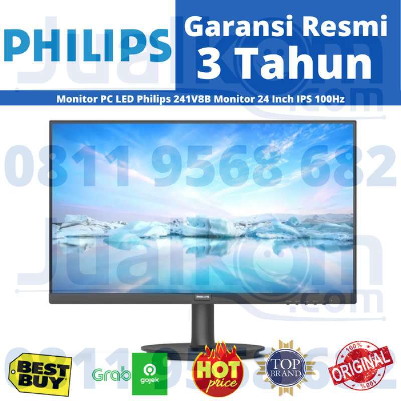 Promo Monitor Pc Led 241v8b Monitor 24 Inch Ips 100hz Diskon 23% Di ...