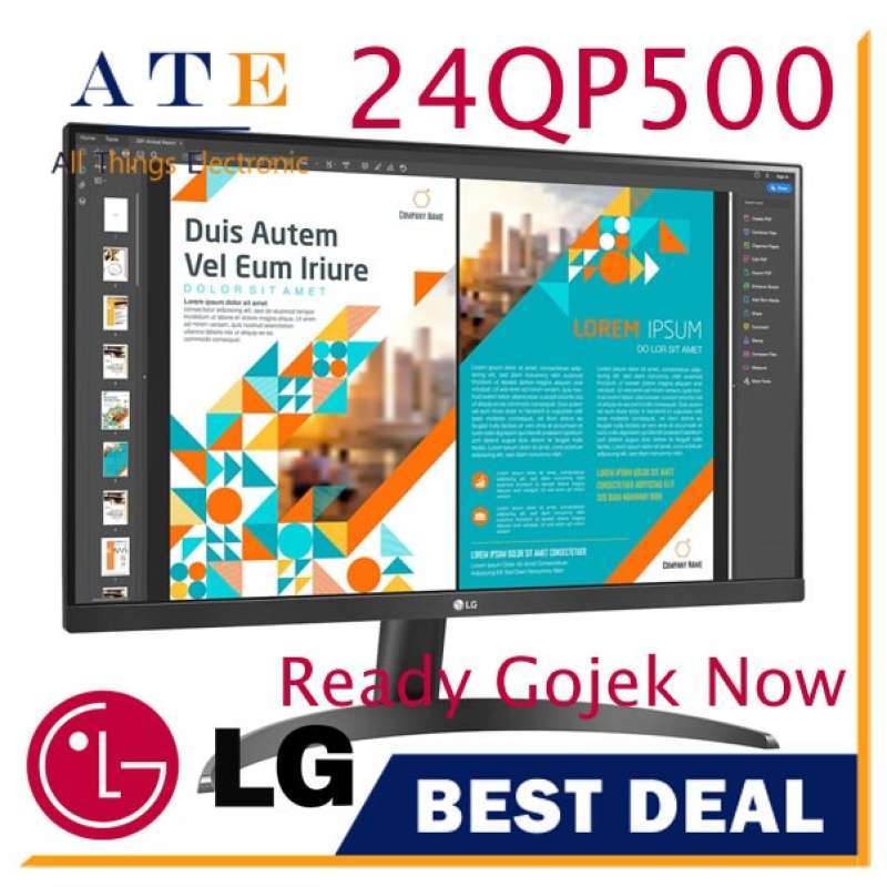 Promo Monitor Led 24 Inch 24qp500 Ips Qhd Freesync Hdmi Dp Hdr10 Diskon ...