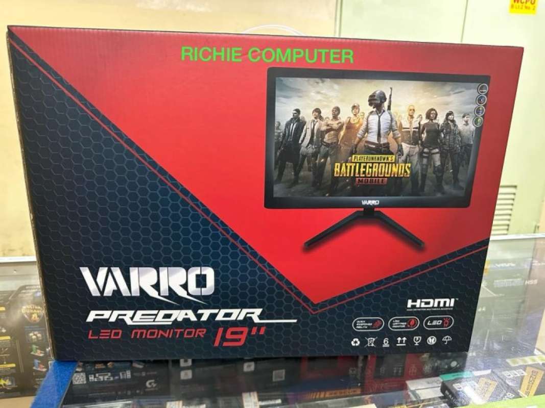 Promo Monitor Led Varro 19 Inch Predator Gaming Hdmi,vga Garansi Resmi ...