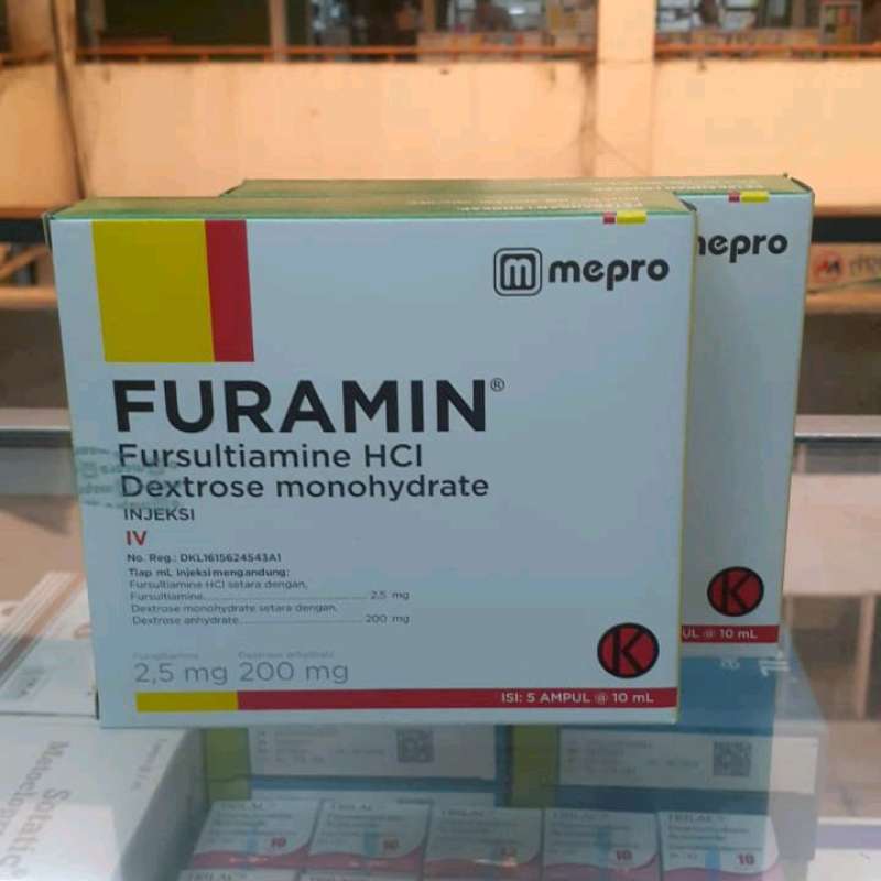 Jual Asli Furamin (fursultiamine Hci Dextrose Monohydrate) Injeksi Per ...