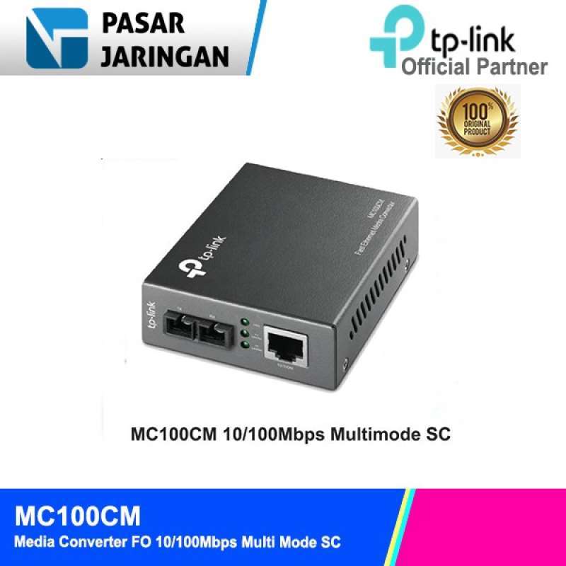 Promo Media Converter Fo 10/100mbps Multi Mode Sc Mc100cm Diskon 23% Di ...