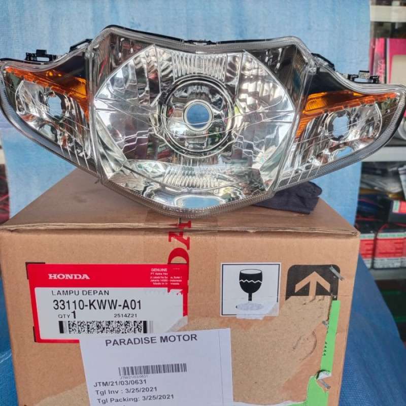 Promo Reflektor Lampu Depan Honda Absolute Revo Kww Asli Original Hgp ...