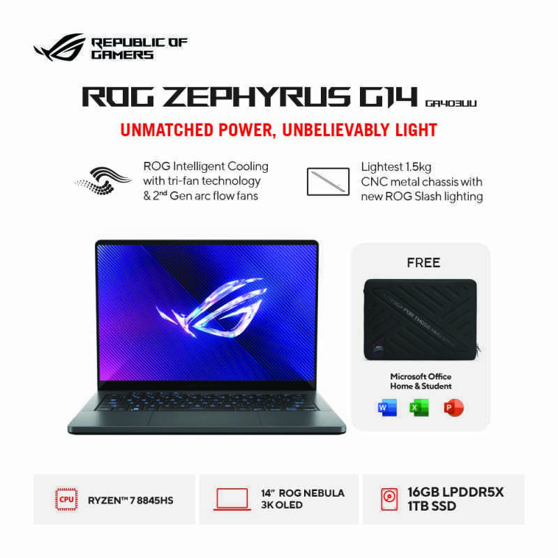 Jual Asus Rog Zephyrus G14 Ga403 Original Murah - Harga Diskon Mei 2024 ...