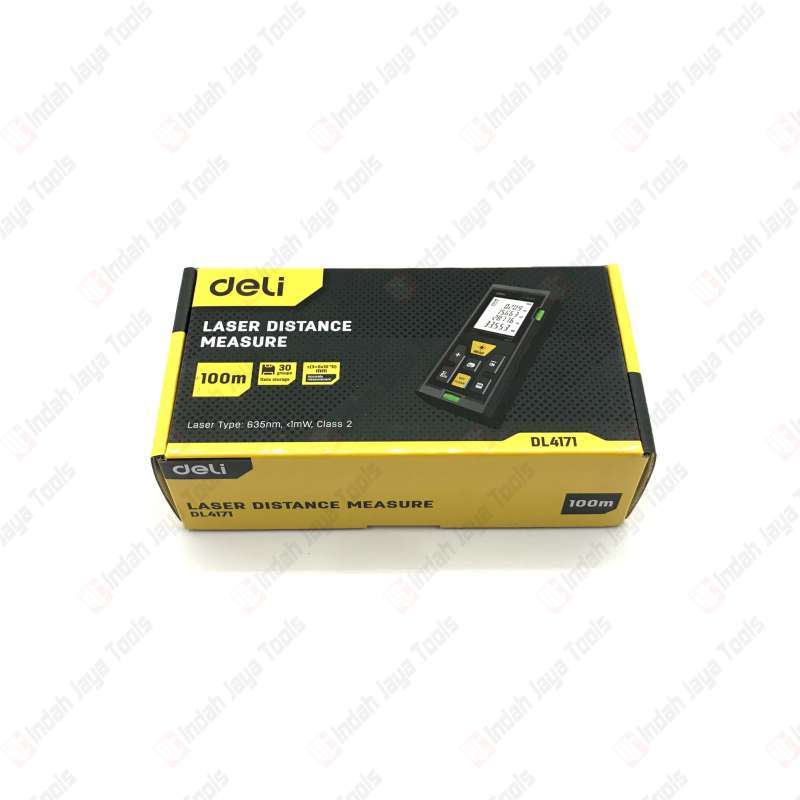 Jual Deli Dl4171 Meteran Laser Digital 100 M - Distance Measure 100m ...